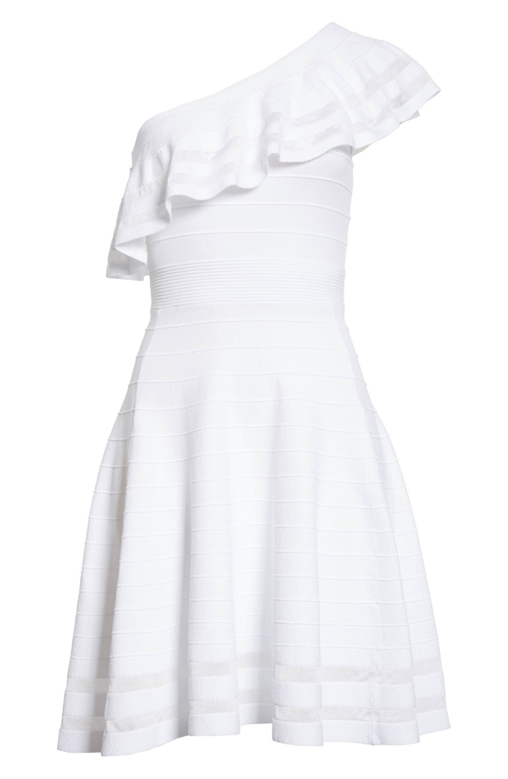 NWT Ted Baker One Shoulder Knitted Skater Dress Streena Pink $259 – 10 ...