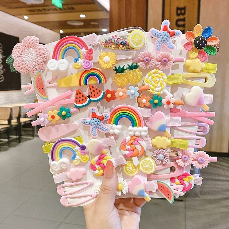 14pcs Girls Cute Fruit Hair Clips Baby Kids Children Hairpin Hair ...