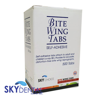 500 Tab per Package Stick on Bite Wing Adult Tabs Self Adhesive | eBay