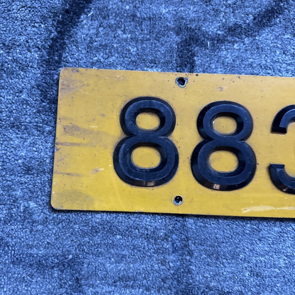 Vintage Great Britain License Plate # 883 AYF UK 🇬🇧 Made for ROLLS ...