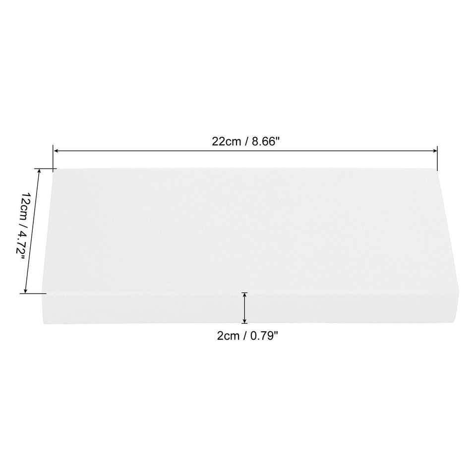 Rectangle Photographie Fond Écran Dur Mousse Photo Géométrique Blanc | eBay