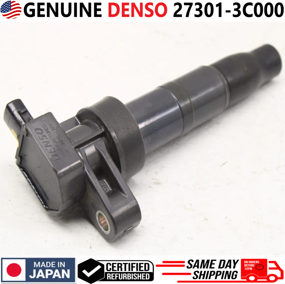 OEM GENUINE DENSO x1 Ignition Coil For 2010-2019 Hyundai & Kia V6 ...
