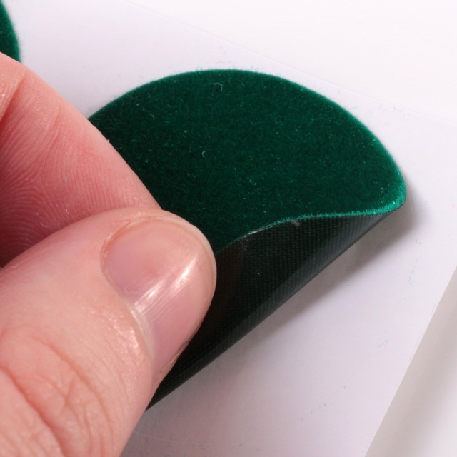 100pc Green Felt Pads Self Adhesive Stick Back Feet Protective Anti ...