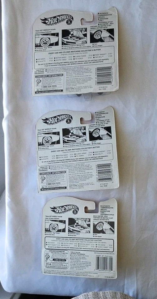 16 Hot Wheels Commemorative Replicas ***NEW*** Nomad,32 Ford Vicky ...