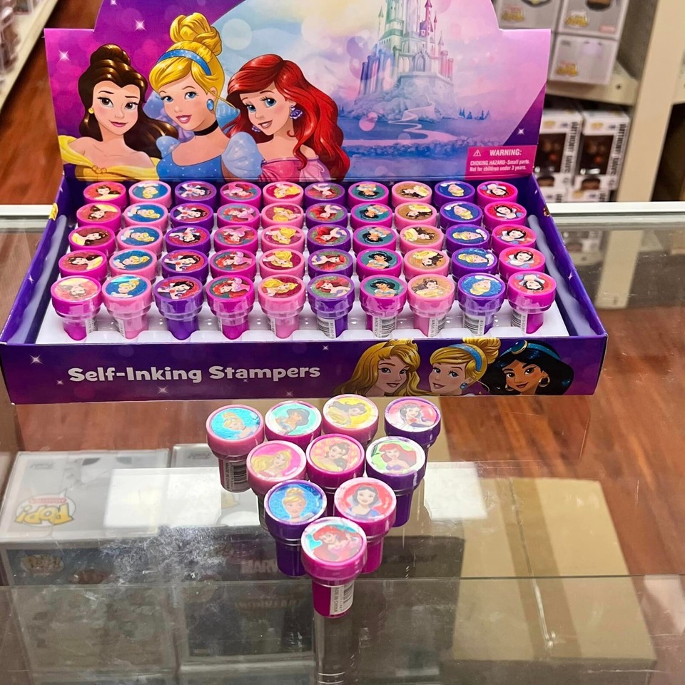 20ct Disney Princess Stamps Stampers selft-ink toy Party Favors Party ...