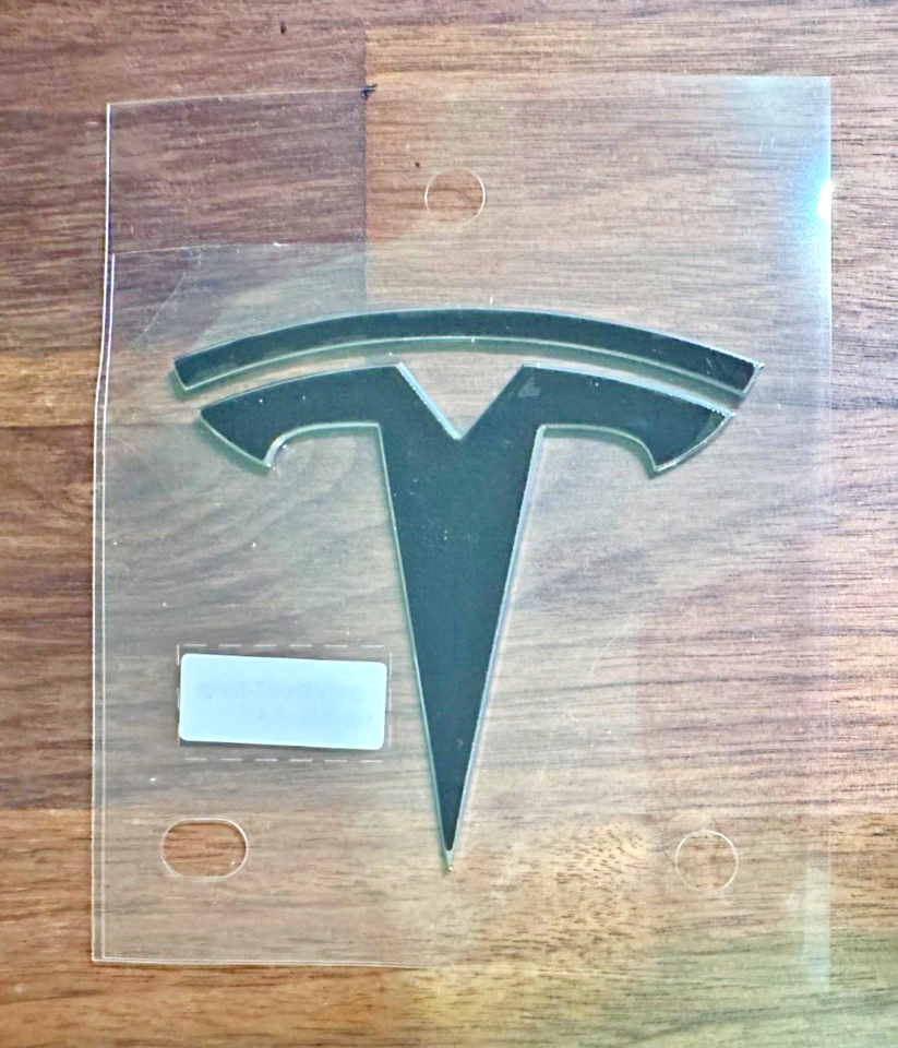 NEW TESLA MODEL 3 Y FRONT HOOD T NAMEPLATE LOGO BADGE EMBLEM OEM ...