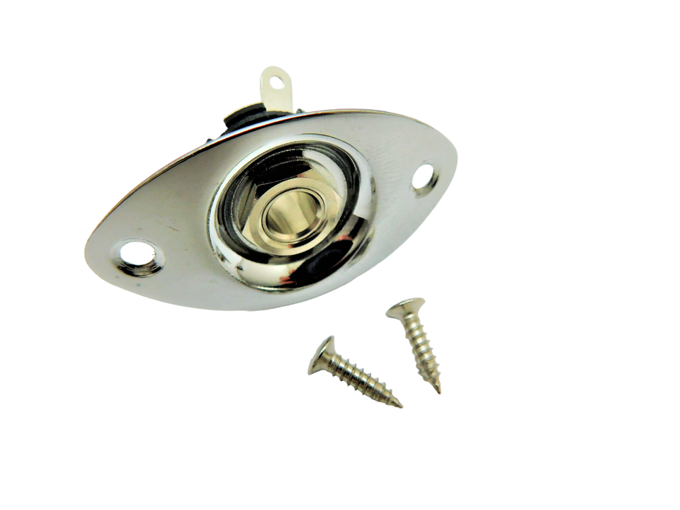 Electric Guitar Jack Plate Input Output Jackplate Oval For Telecaster ...