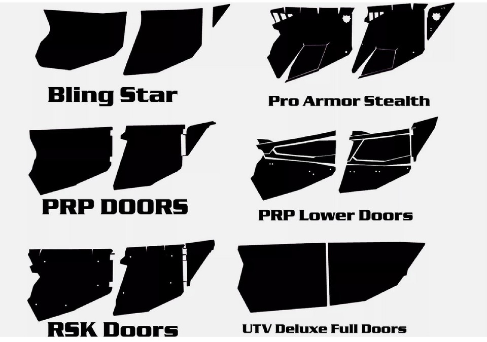 Graphic Kit Vinyl Wrap Decals Sticker Polaris Rzr 1000 Turbo XP High ...