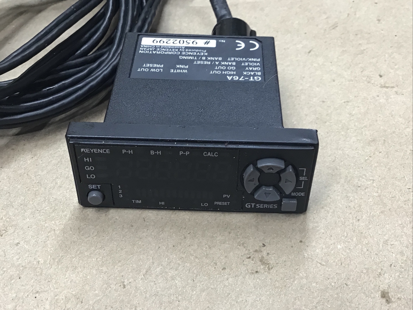 Keyence GT-H10 Digital Contact Sensor WITH GT-76A #27J15 | eBay