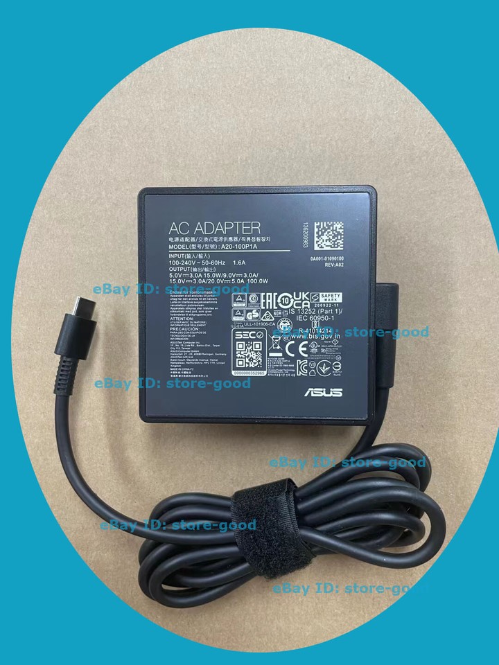 original 100w type-C adapter fit ASUS VivoBook S 14X OLED S5402ZA-IS74 ...