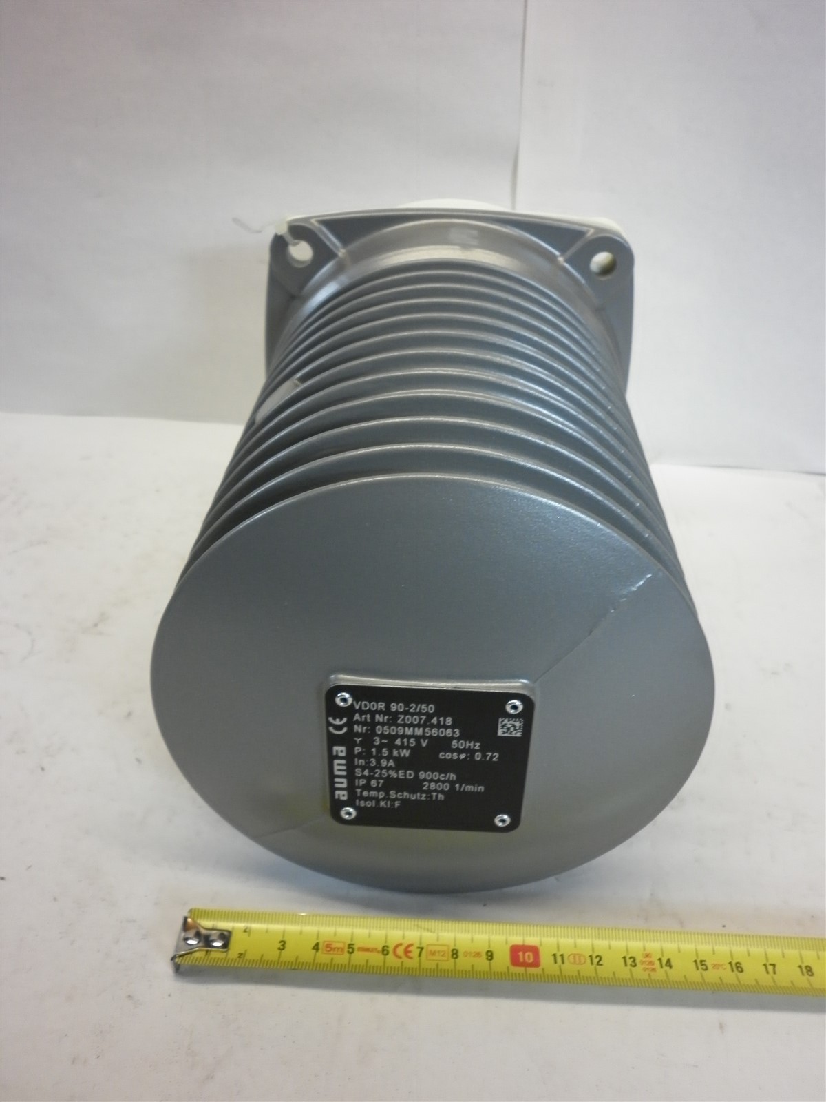 Auma VD0R 90-2/50 Actuator Motor Z007.418 3~ 415V 50Hz 1.5kW New | eBay ...