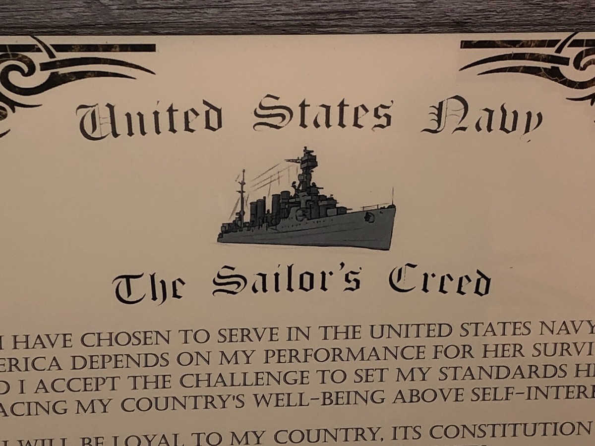 Sailors Creed Poster