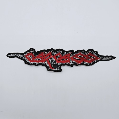 Carcass Red And White EMBROIDERED BACK PATCH | eBay