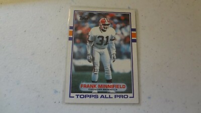 1989 TOPPS # 139 FRANK MINNIFIELD FOOTBALL CARD | eBay