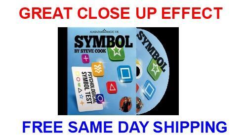 SYMBOL BY STEVE COOK GREAT CLOSE UP MENTALISM EFFECT GIMMICK & DVD ...
