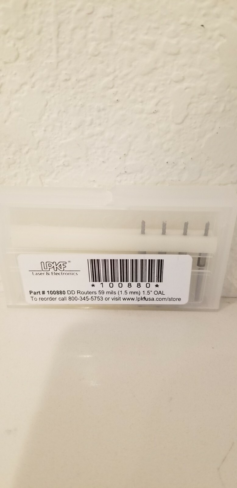 Contour Router Bits LPKF part #100880, 1.5mm(59mil), qty 4 bits | eBay