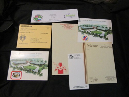 Boy Scout Letterhead, Stationery, Envelope, Etc. Lot c63 | eBay