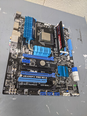 Asus M5A99FX PRO R2.0 AMD Socket AM3+ Motherboard w/ 2GB DDR3 + FX 4100 ...