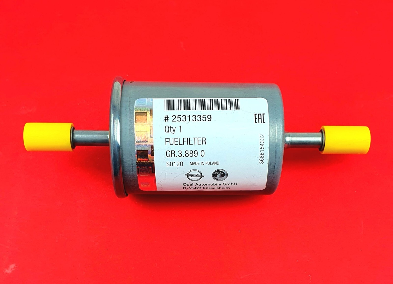 Original Opel Kraftstofffilter Benzin Astra G, Vectra, Corsa, Zafira ...