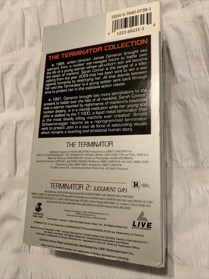 The Terminator Collection (VHS, 1995, 2-Tape Set 12234923130| eBay
