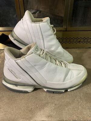 REEBOK X BEAM FRANCHISE White Silver 2002 Vintage STEVE FRANCIS Mens ...