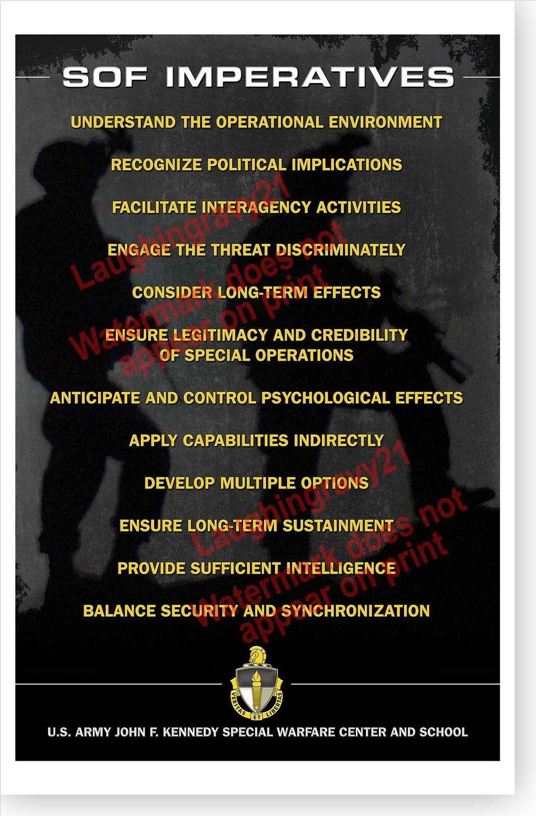 SWCS JFK Special Warfare Center Special Operations Forces Imperatives ...