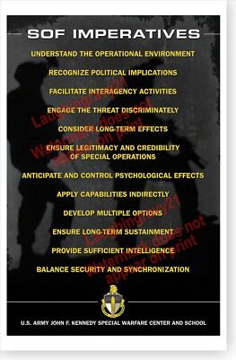 SWCS JFK Special Warfare Center Special Operations Forces Imperatives ...