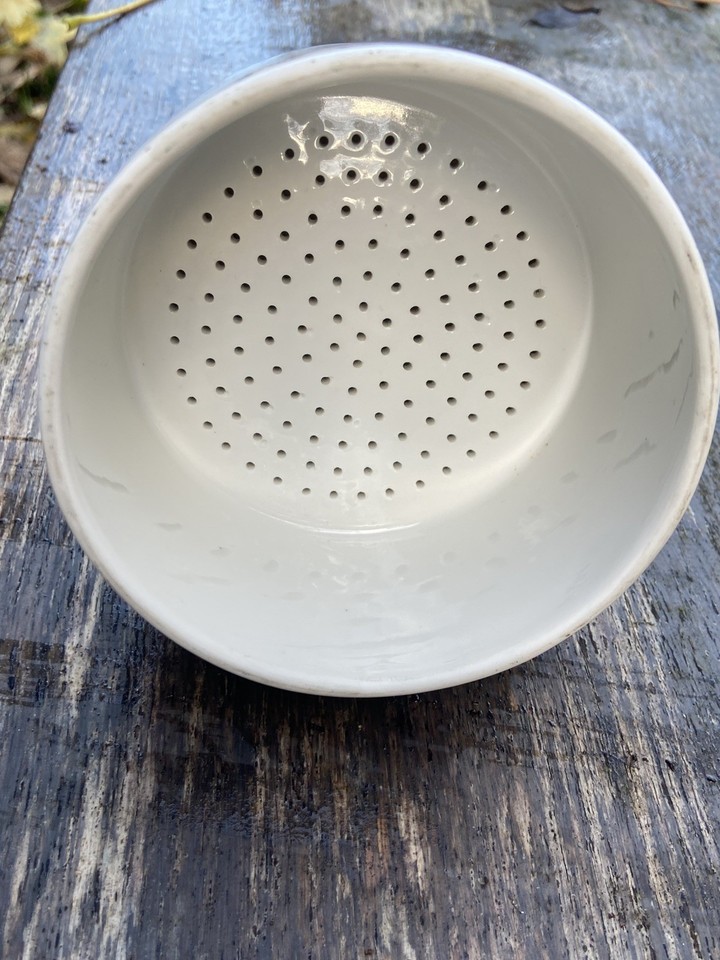 Vintage White Ceramic Porcelain Buchner Filter Funnel 7 inches Tall Top ...