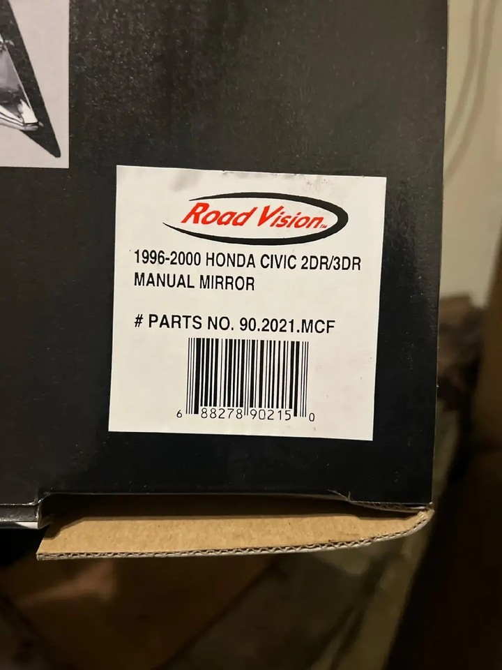 Front Left & Right Racing Car Rear View Side Mirrors Carbon Fiber Look ...