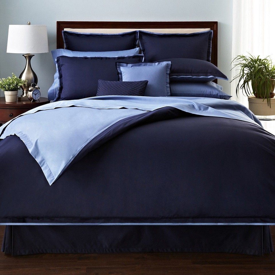 Hudson Park EURO Sham LIGHT BLUE 800 TC Egyptian Cotton NEW $115 | eBay