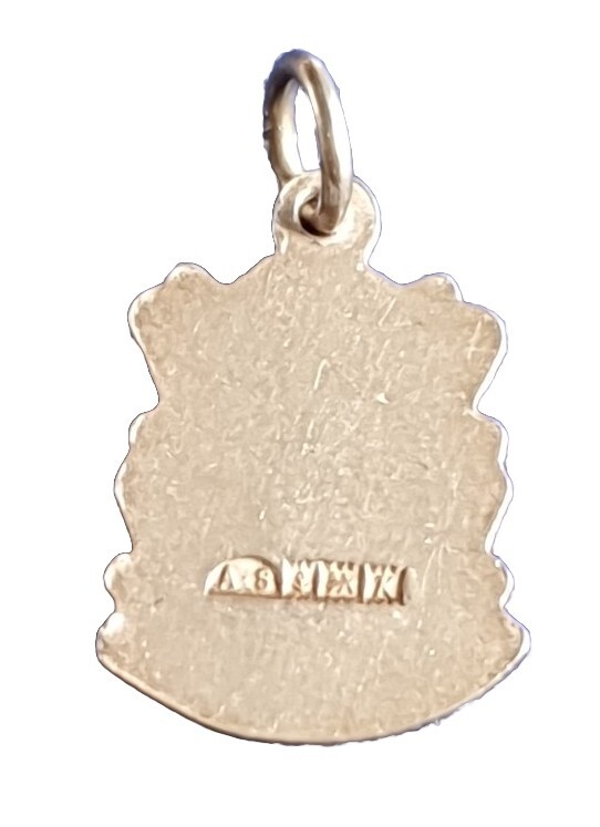 ISLE OF WIGHT Silver Vintage Travel Shield Enamel Collectible Charm ...