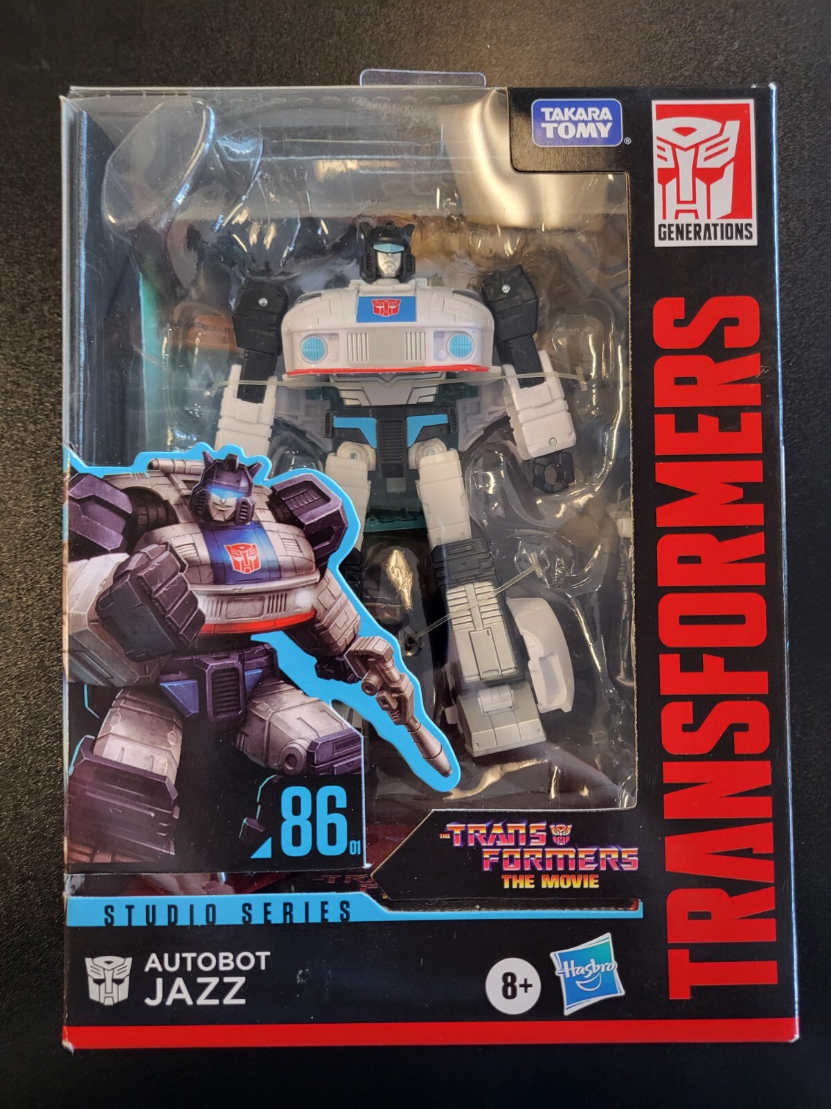 Hasbro Transformers Studio Series 86-01 Autobot Jazz Action Figure Unopened