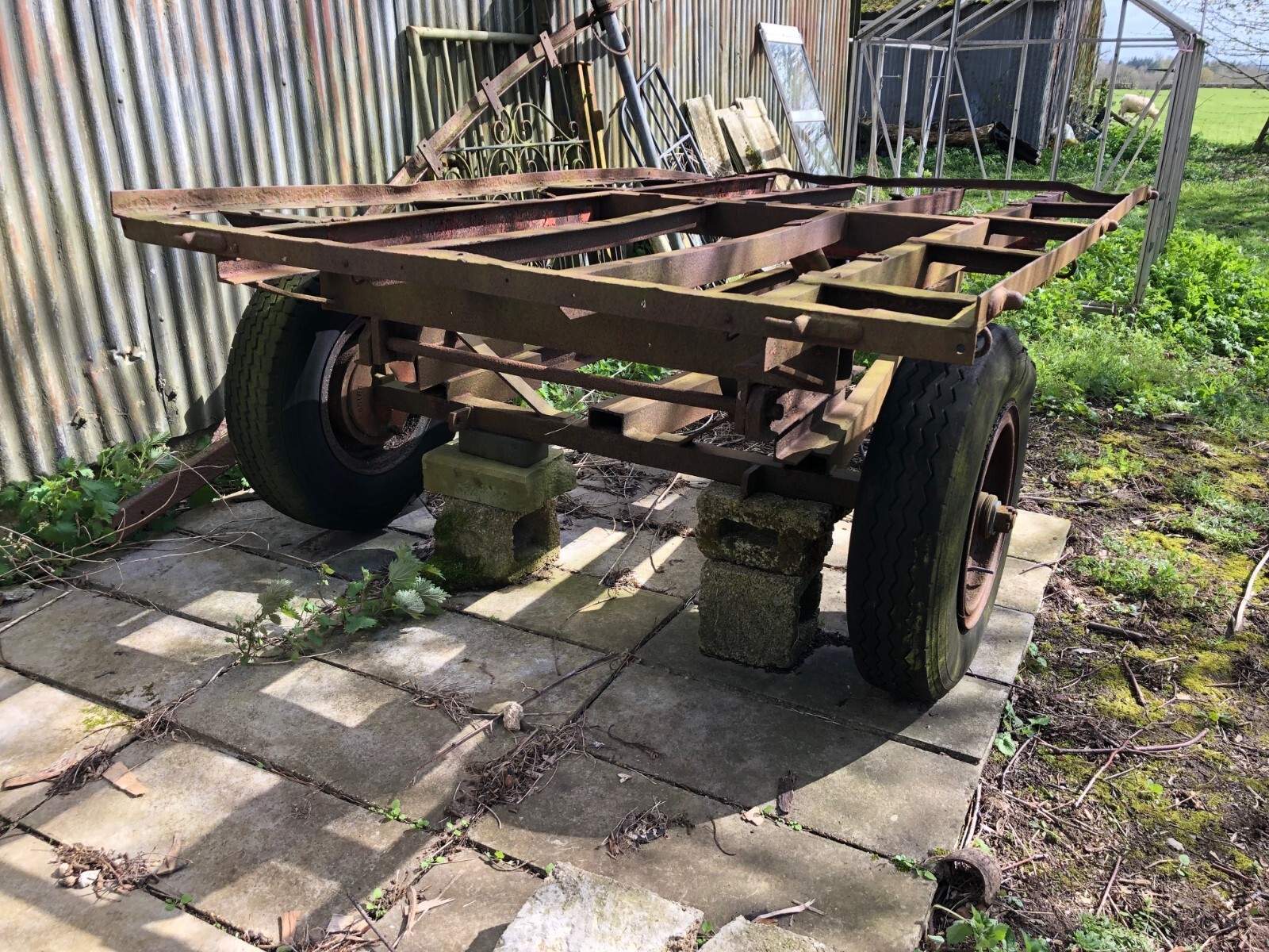 Ferguson tipping tractor trailer | eBay UK