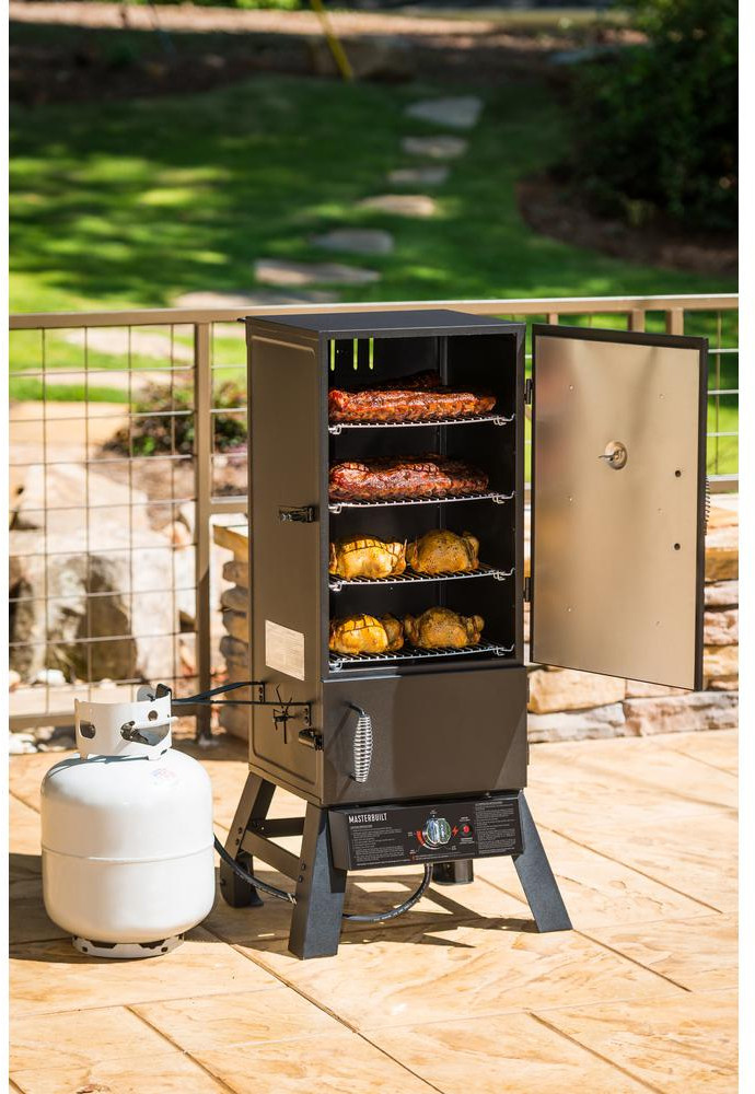 Smoker Masterbuilt Pro MDS 230S Dual Fuel Chrome Coated Smoking Racks ...