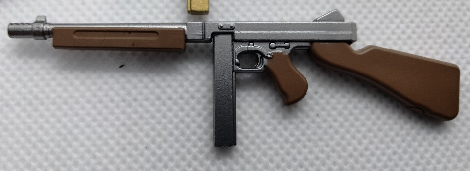 M1 Thompson WW2 Submachine Gun 1/12 Scale Weapon Action Figure ...