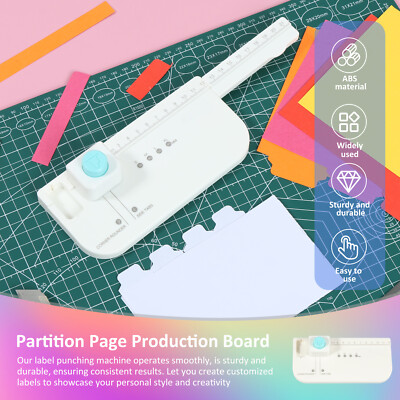 Tab Punch Board DIY Frame Punch Board Lightweight Tab Puncher Practical ...