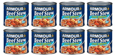 8 Cans Armour Star Classic Homestyle Beef Stew Canned Food Size 20 oz ...