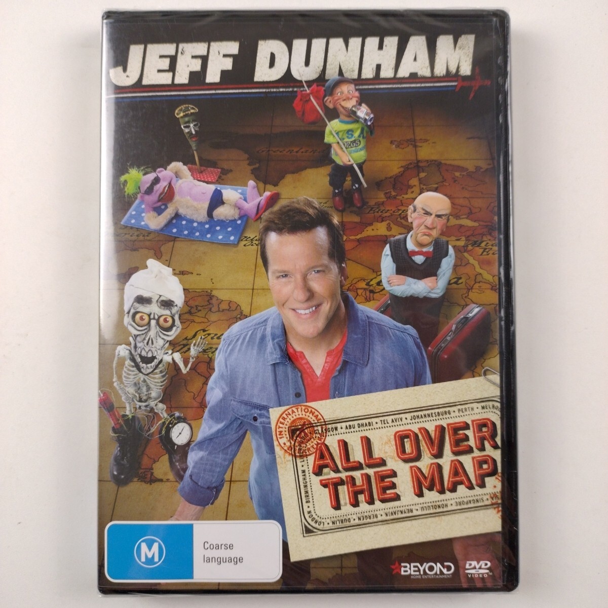 Jeff Dunham All Over The Map DVD 2015 Stand Up Comedy Show Region 4 NEW ...