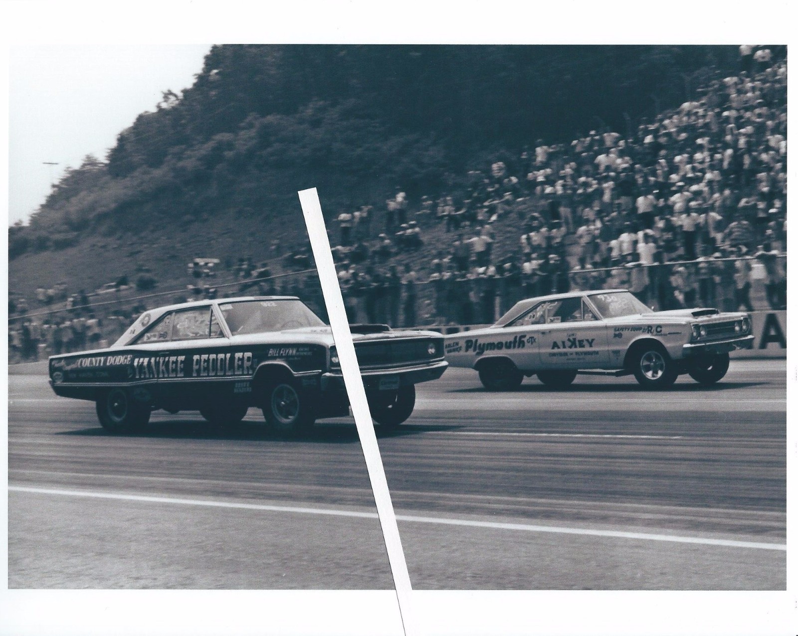 1960s Drag Racing-Bill Flynn's YANKEE PEDDLER vs ARLEN VANKE-Bristol ...