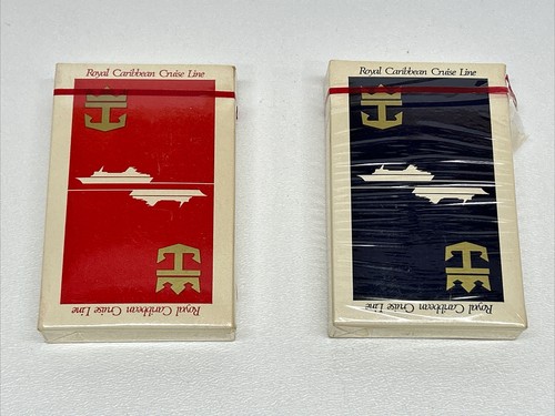 Royal Caribbean Cruise Line Playing Cards, , Blue/White & Red/White ...
