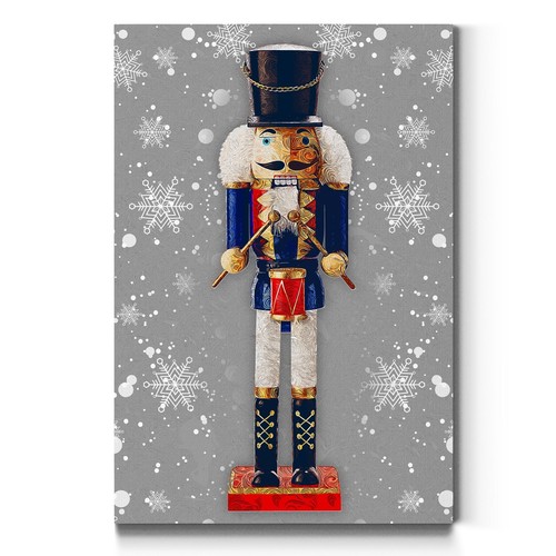 Nutcracker Gray-Premium Gallery Wrapped Canvas - Ready to | eBay