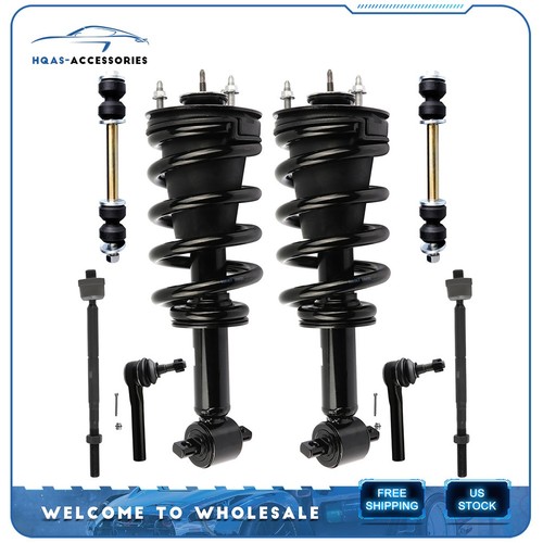 8pcs For 14-18 Chevy Silverado GMC Sierra 1500 4WD Front Struts Sway ...
