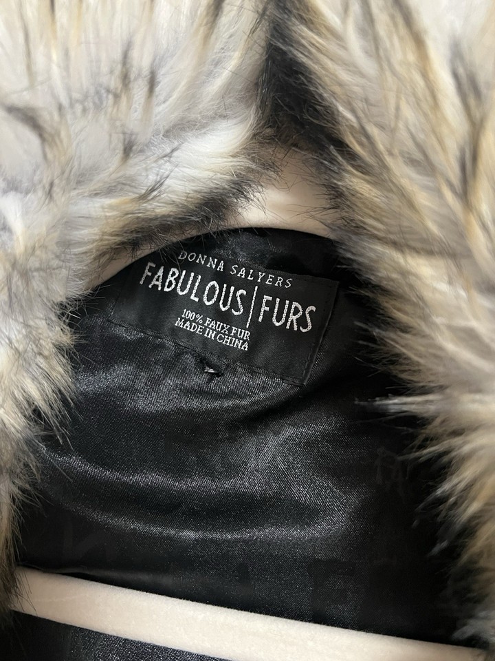 Donna Salyers' Fabulous Furs Woman’s Faux Fur Coat Jacket | eBay
