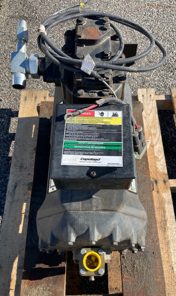 NEW Copeland Discus Semi-Hermetic Refrigeration Compressor 3DE3A0750 ...