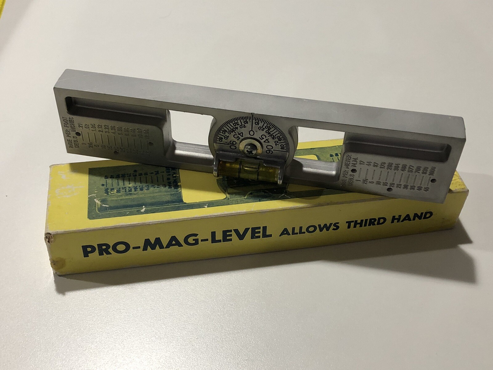 CURV-O-MARK PRO MAG LEVEL #8 NOS 3rd HAND 🧲 PLUMBER ELECTRICIAN ...
