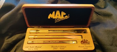 Mac Tools 24Kt Gold Plated 3 Piece Chisel Set Size: 6", 7", 8" NEW In ...