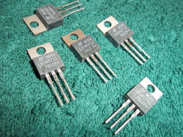 National Semiconductor LM340T12 7812 12v Analog Voltage Regulator * Qty ...