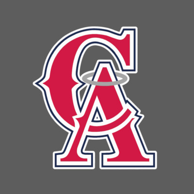 Los Angeles California Angels Vintage Logo 1993-1996 Sticker Vinyl Wall ...