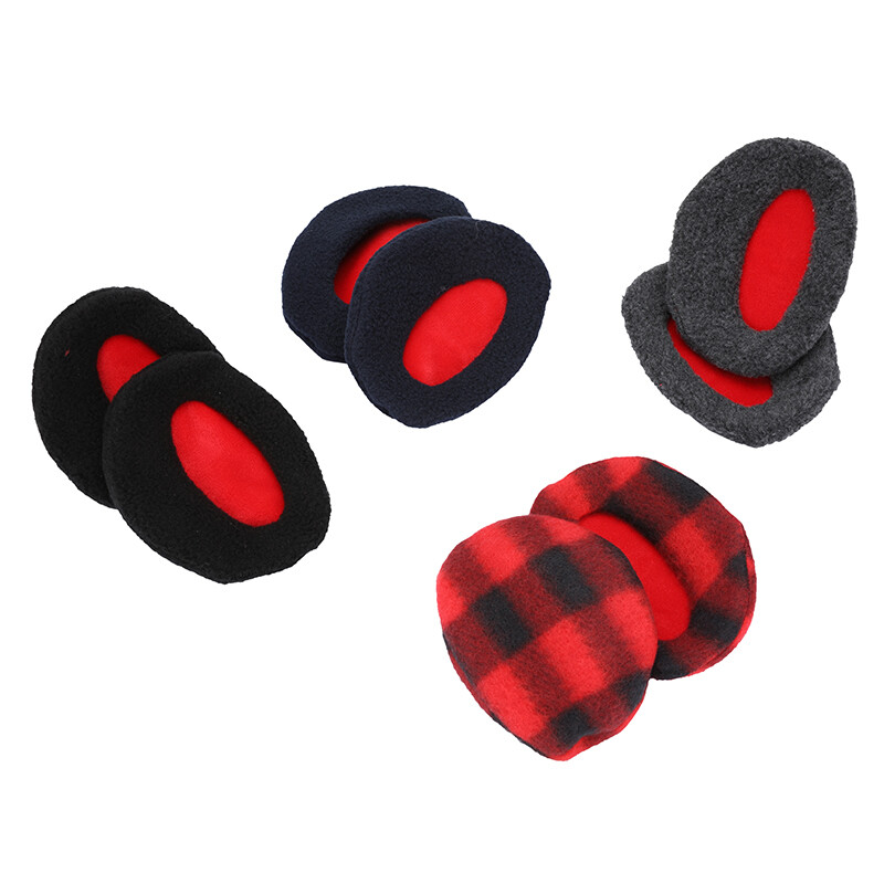 4 Pairs Ear Mitts Bandless Ear Muffs For Men & Women, Soft Fleece Ear ...