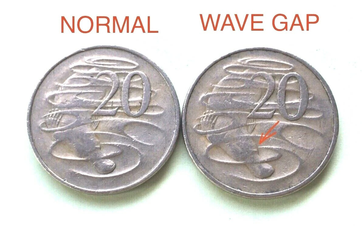 1966 20c Strange Number 2 Not The Standard Wavy Coin, 48% OFF